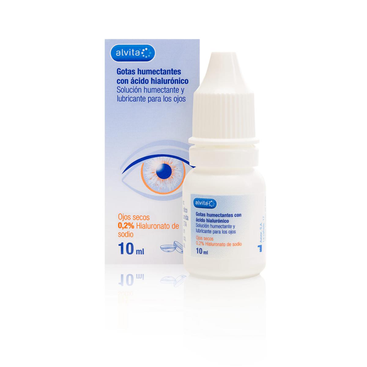 Alvita Gotas Humectantes Con Acido Hialuronico 1 Envase 10 Ml ...