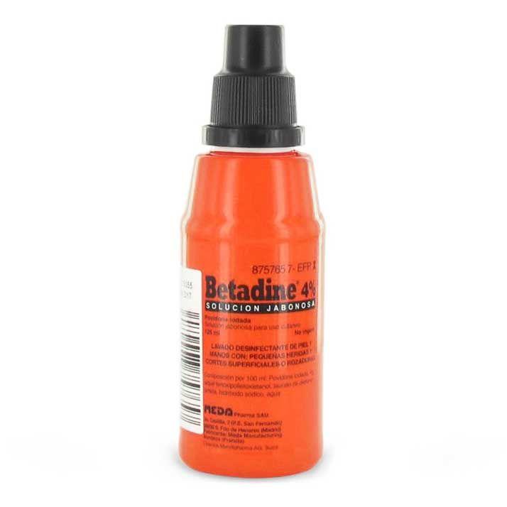 Betadine 4% Solucion Topica Jabonosa 125 Ml - Farmacia Online Barata Liceo.