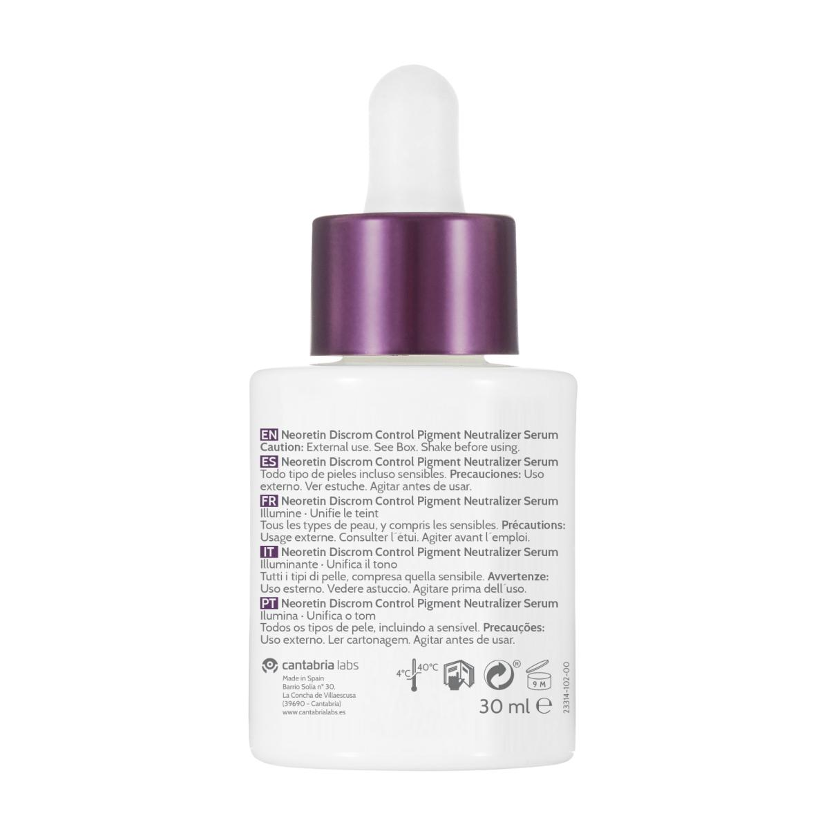 Neoretin Discrom Control Pigment Neutralizer Serum 1 Envase 30 Ml ...